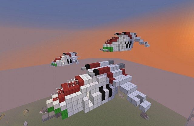 Republic Gunship LAAT [Star Wars] Minecraft Map