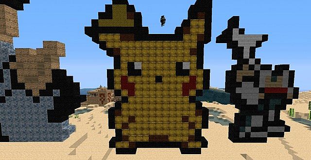 Pika chu Minecraft Map