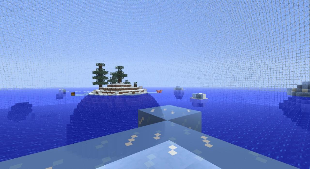 Icy island survival V3 Minecraft Map