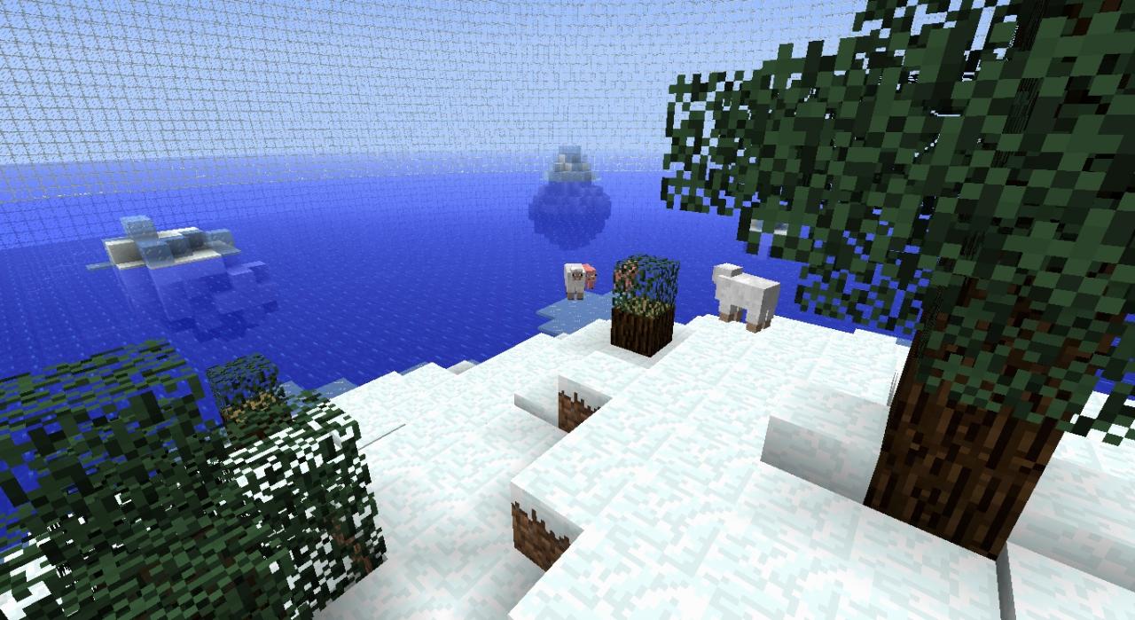 Icy island survival V3 Minecraft Map