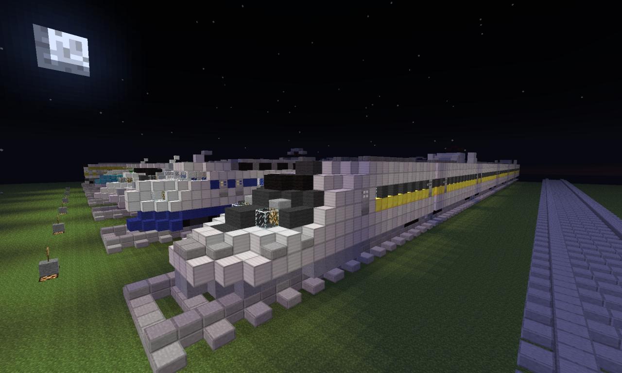 700 Series Shinkansen Train Japan Railways Minecraft Map