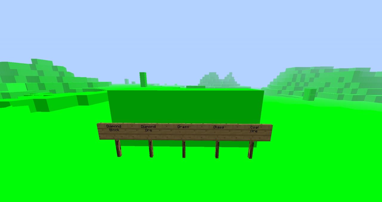 GreenScreen Minecraft Texture Pack