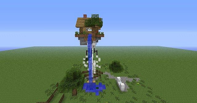 floating house Minecraft Project