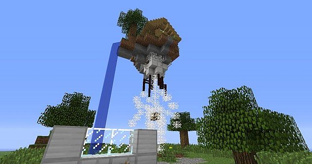 floating house Minecraft Project