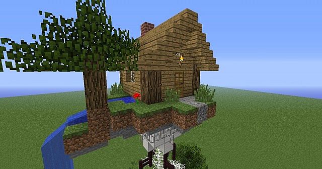 floating house Minecraft Project
