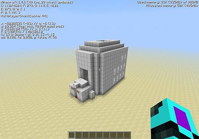 Human Launching Cannon Minecraft Map