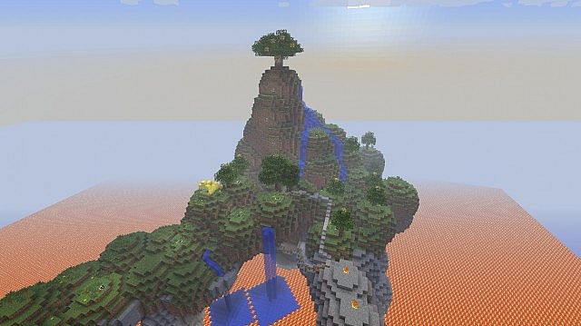 Nether VS Overworld PVP Minecraft Map