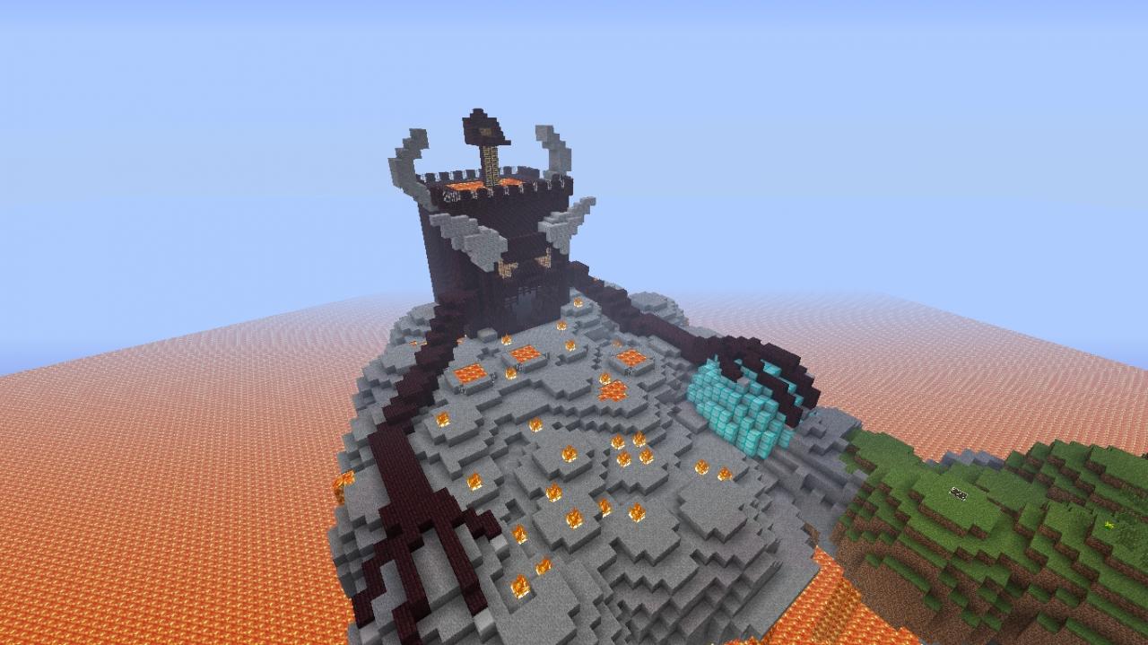 Nether VS Overworld PVP Minecraft Map