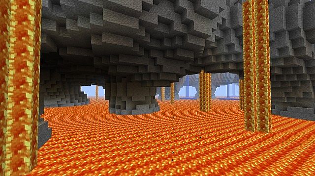 Nether VS Overworld PVP Minecraft Map
