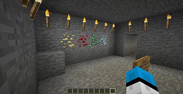 mining mini game Minecraft Map