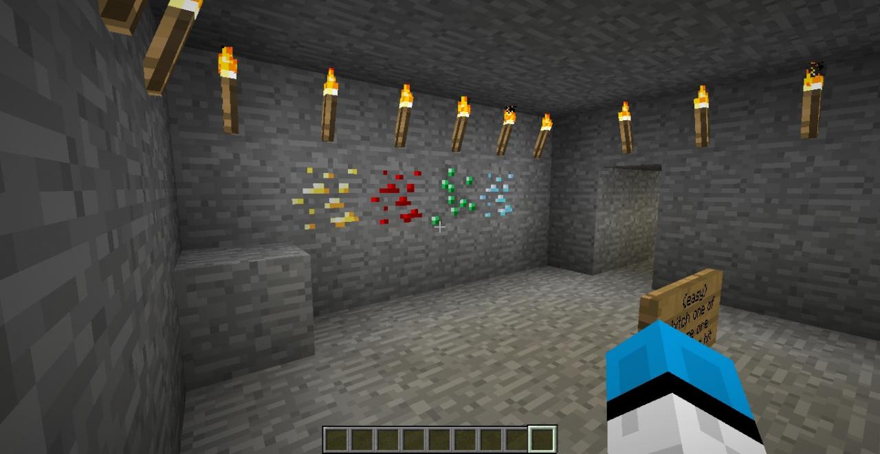 mining mini game Minecraft Map