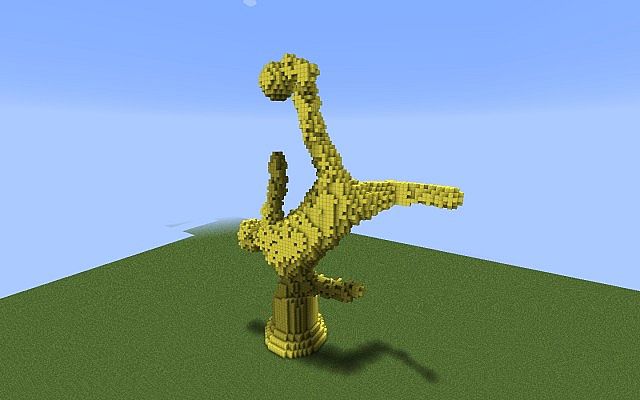 Golden Statue Minecraft Map