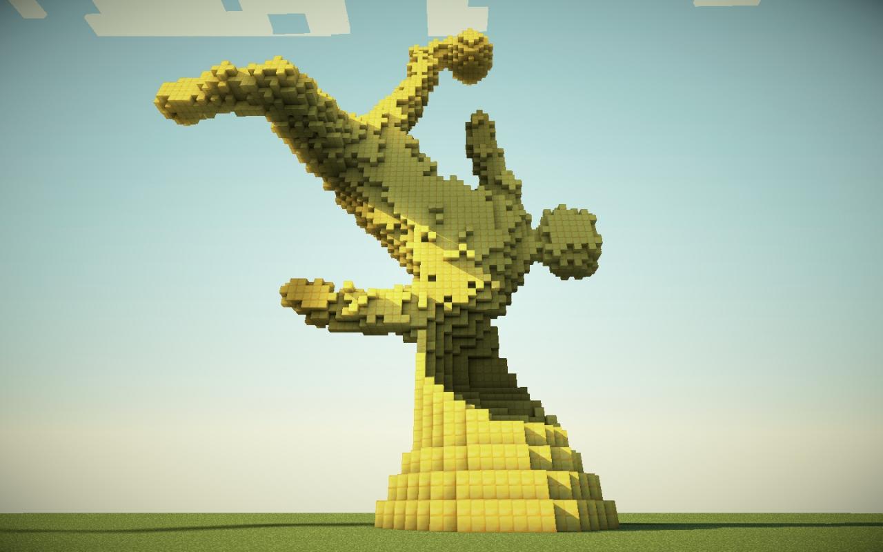 Golden Statue Minecraft Map