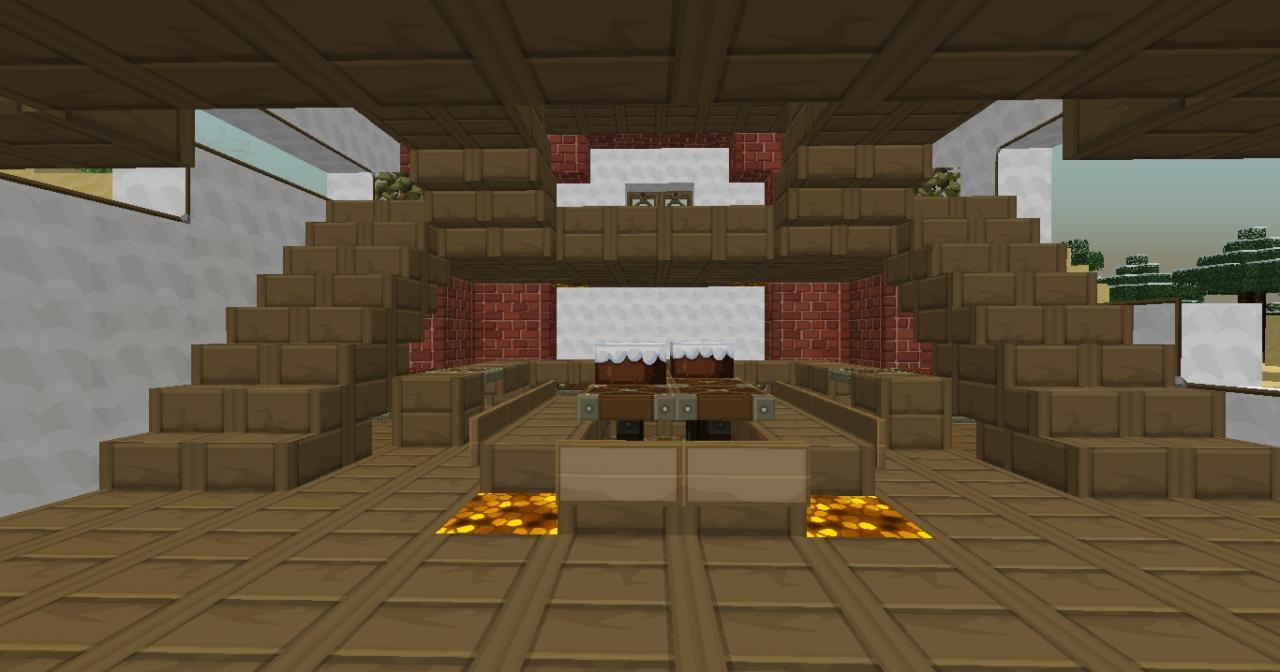 Modern Brick Box House Minecraft Map