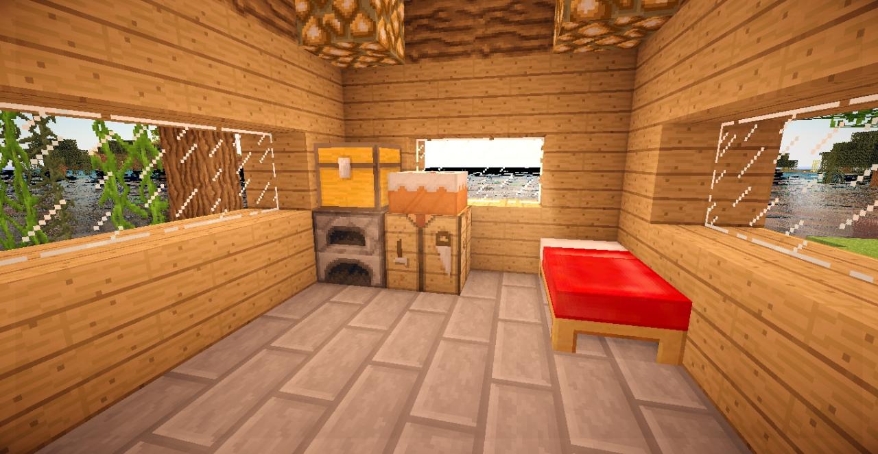 Small fishing/survival house w. dock Minecraft Map