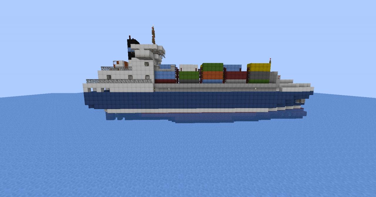 Small Containership Minecraft Map