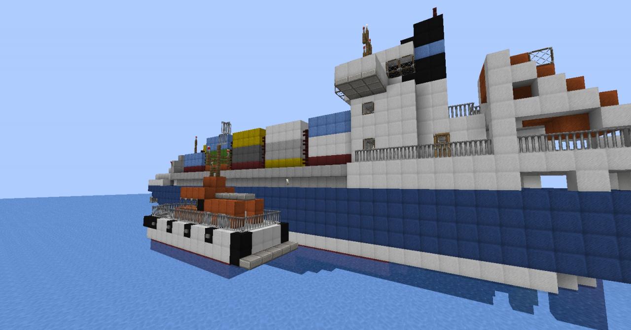 Small Containership Minecraft Map