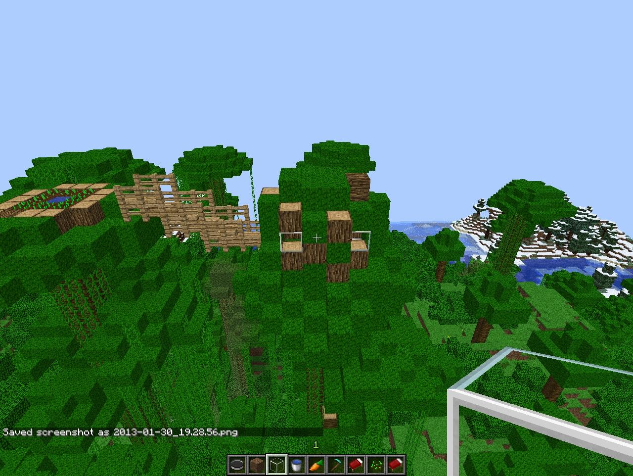 In The Jungle.... This is how I imagine Tarzan would live in minecraft ...
