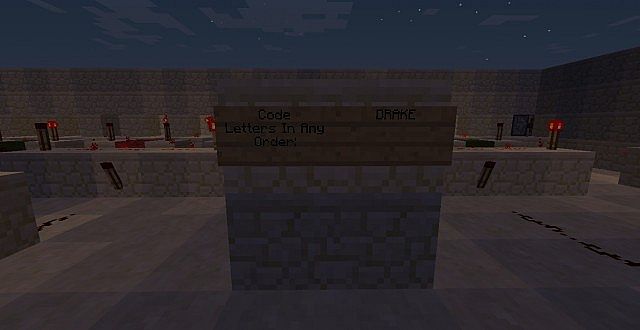 Password Locked Door Minecraft Map