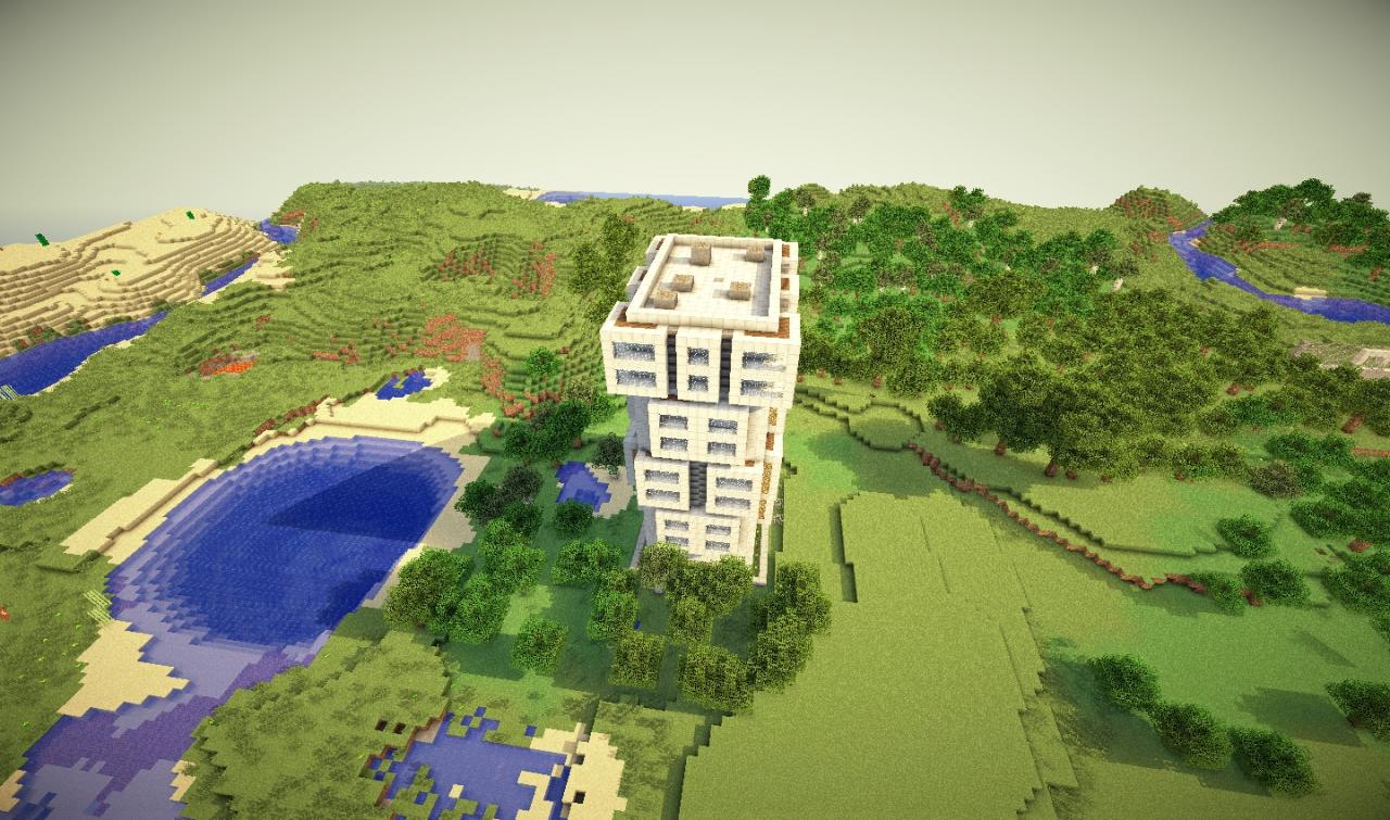 Modern Block of Flats Minecraft Map