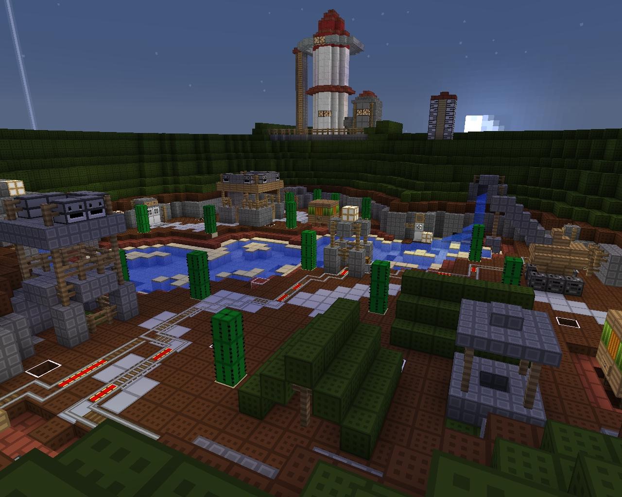Lakeside Battlefield Minecraft Map