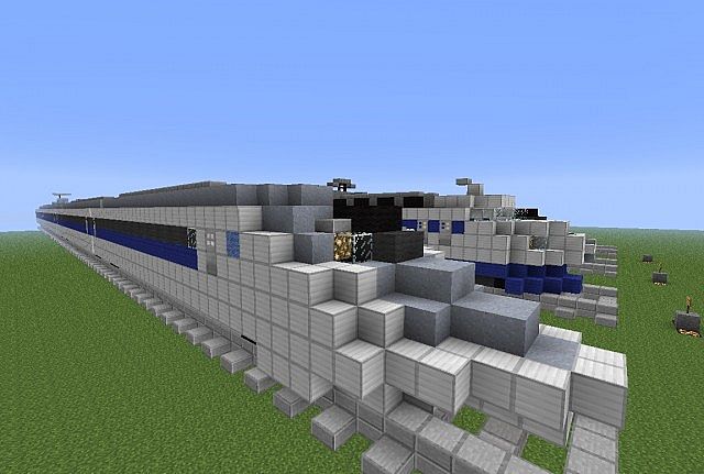 Nozomi 500 系 Series Shinkansen Train 新幹線 Minecraft Map