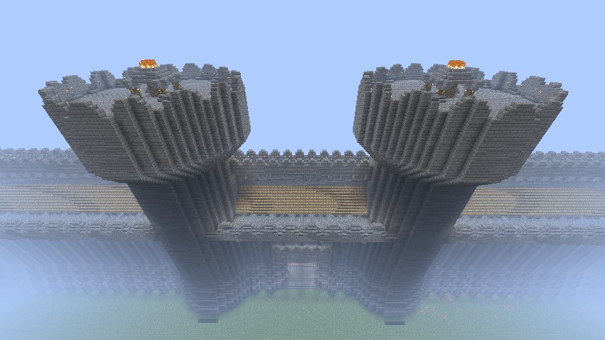 Castle Wall Minecraft Map