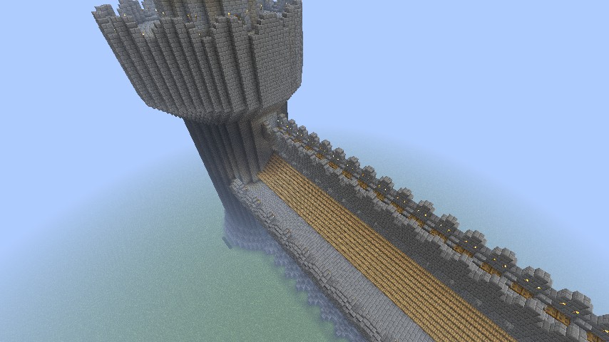 Castle Wall Minecraft Map