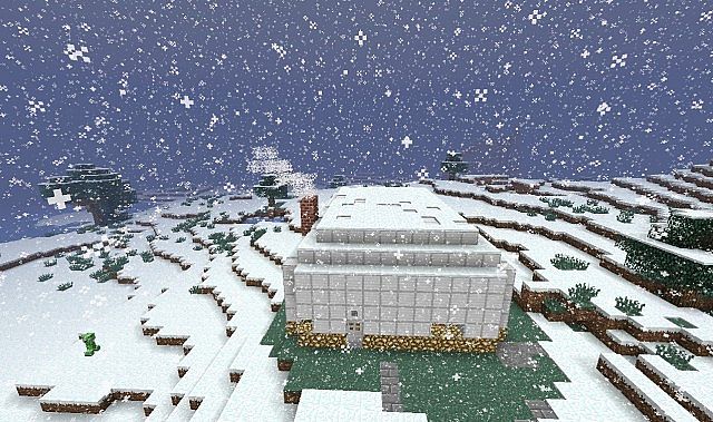 winter base Minecraft Map