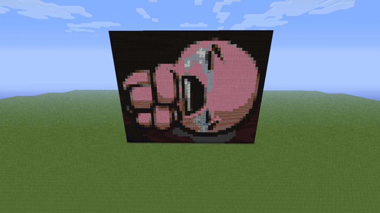 Binding Of Isaac Pixelart (My First Pixelart) Minecraft Map