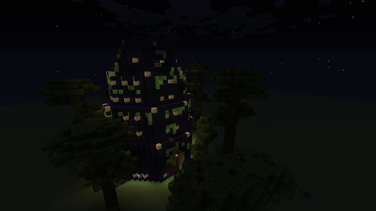 Obsidian Jungle Tower Minecraft Map