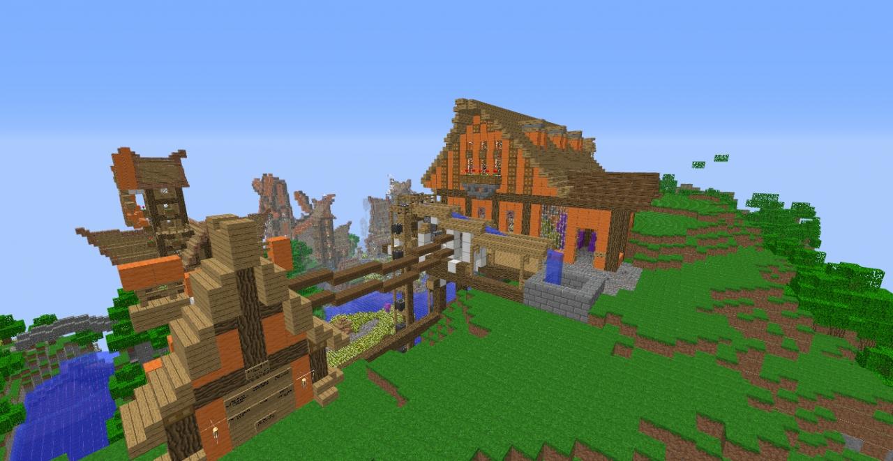 Big Awsome Village Minecraft Map