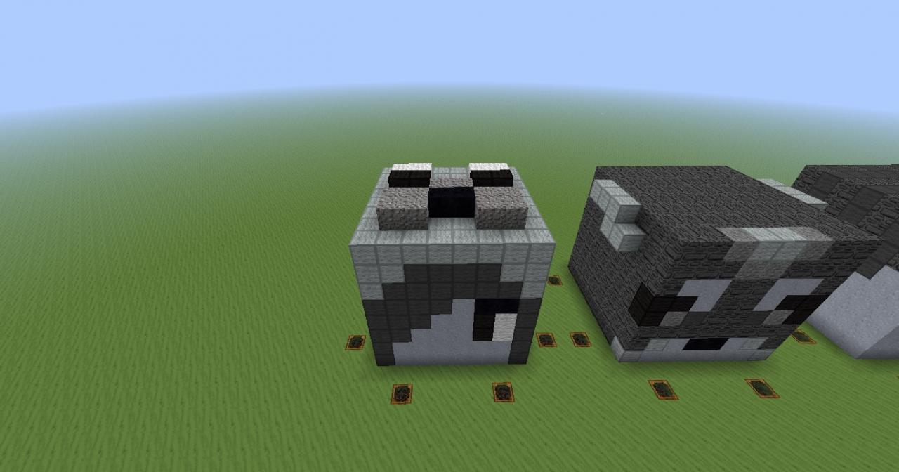Grayscale statues Minecraft Map