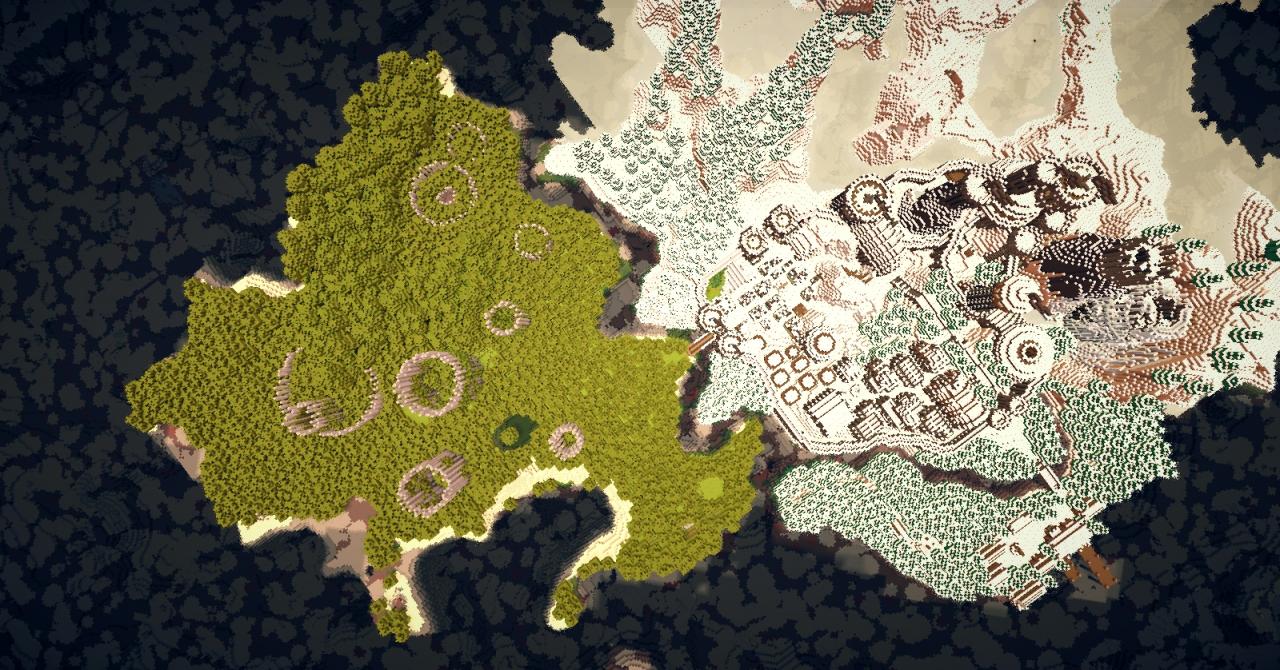 The everlasting forest Minecraft Map