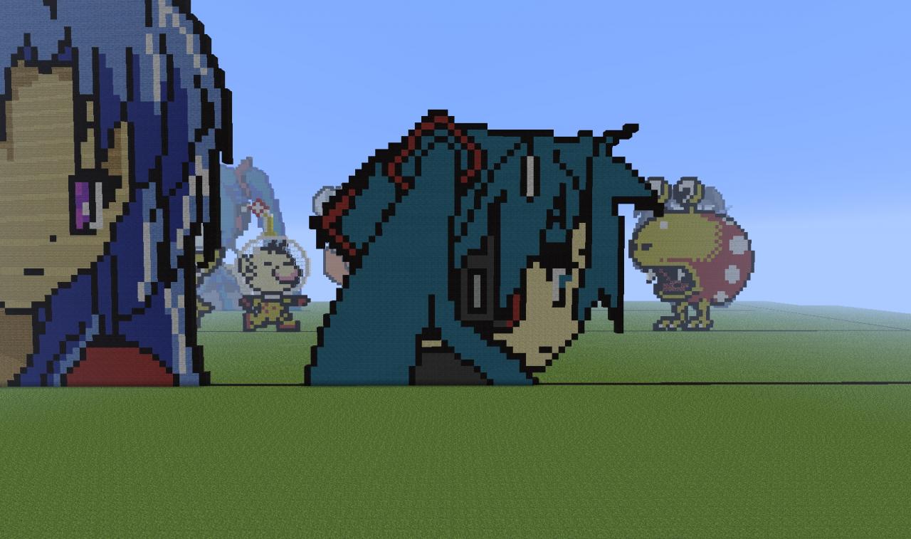 Miku Bust 2 Minecraft Map