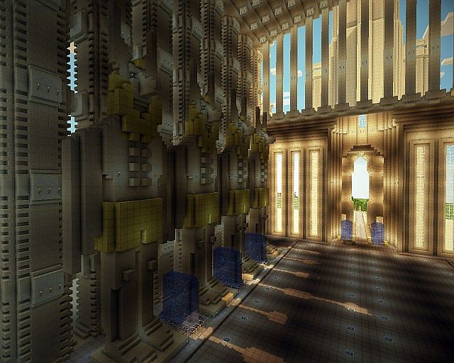 Huge Sandstone Temple (updated) Minecraft Map