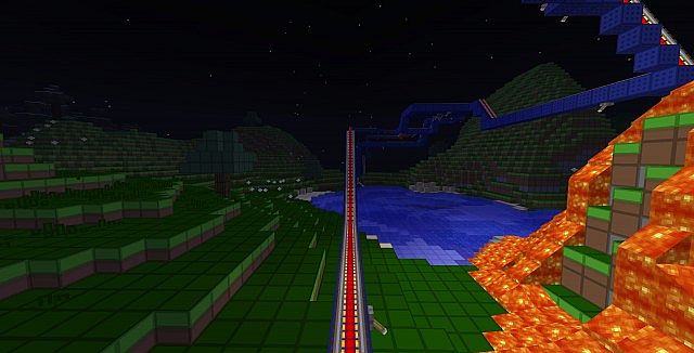 Longest MineCart Track Ever! Minecraft Map