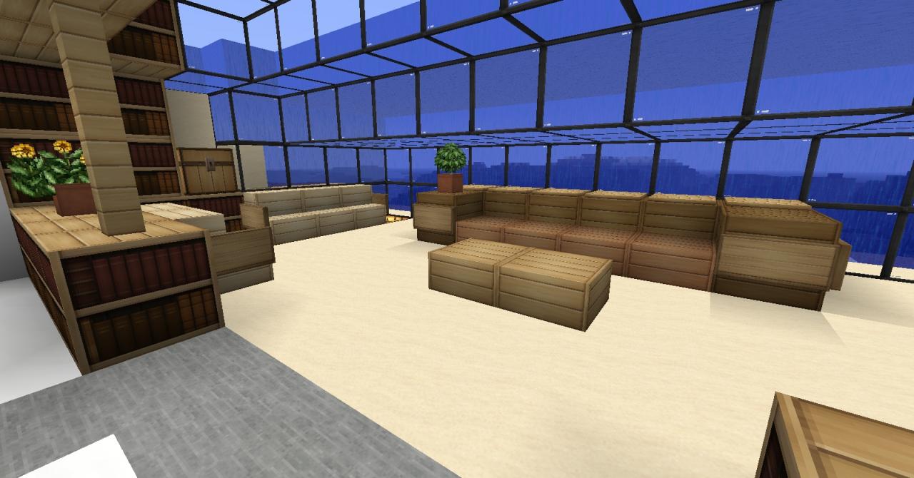 the batcave design (systeme redstone) Minecraft Map