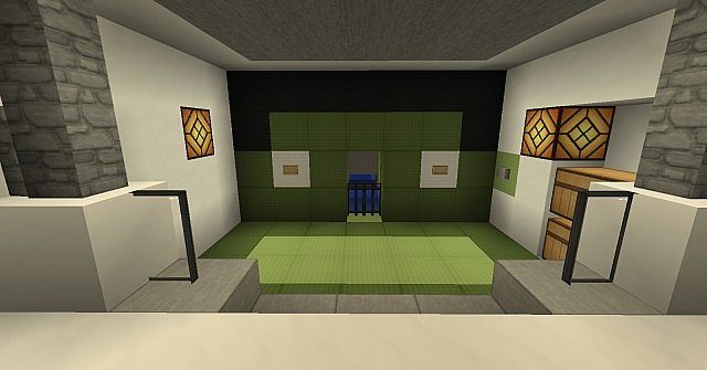 the batcave design (systeme redstone) Minecraft Map