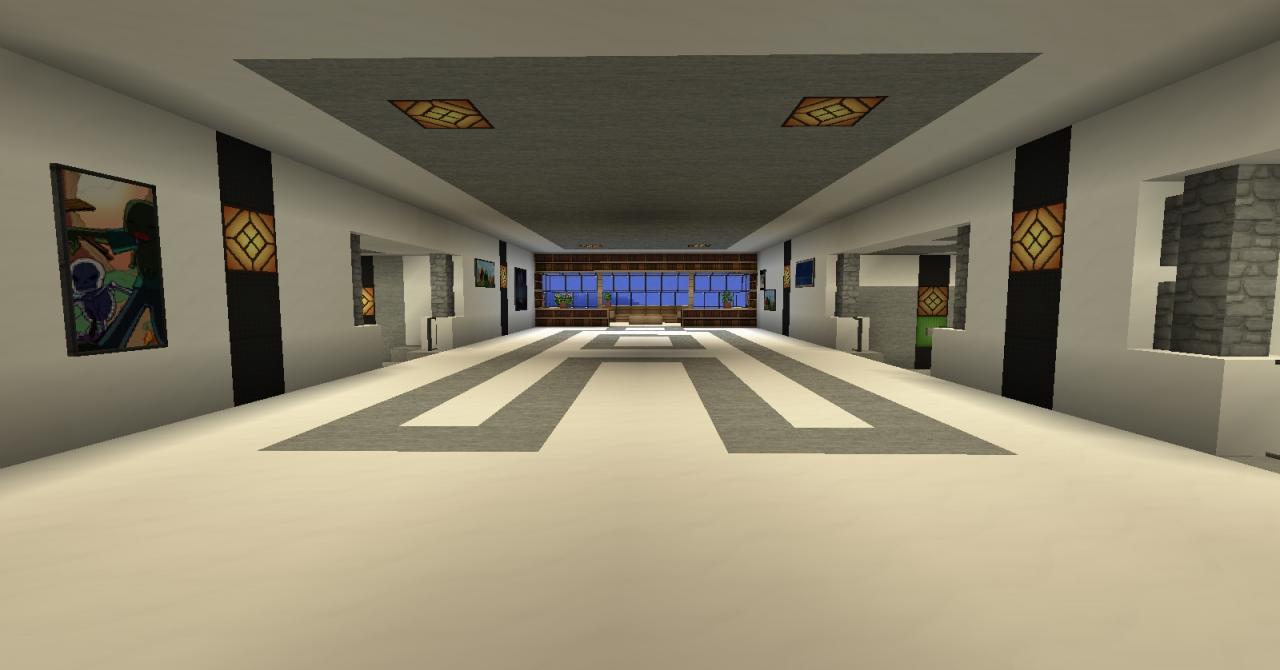 the batcave design (systeme redstone) Minecraft Map