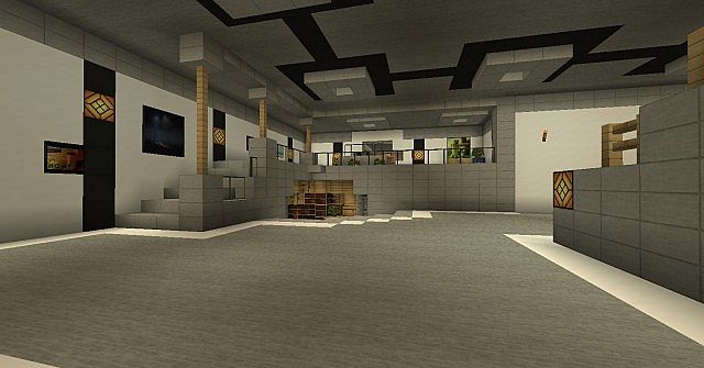 the batcave design (systeme redstone) Minecraft Map