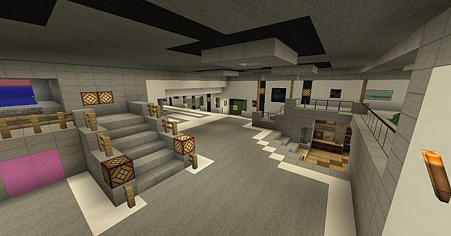 the batcave design (systeme redstone) Minecraft Map