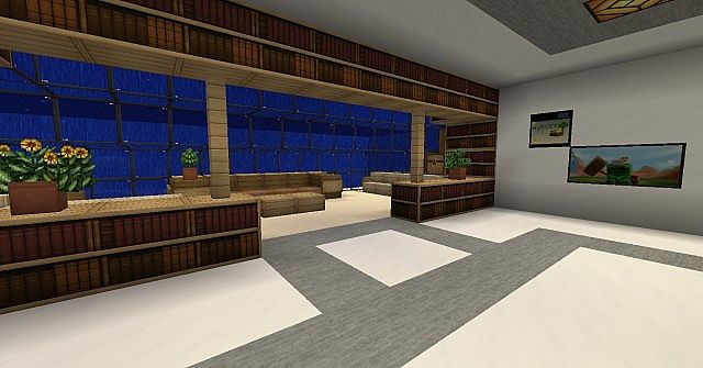 the batcave design (systeme redstone) Minecraft Map