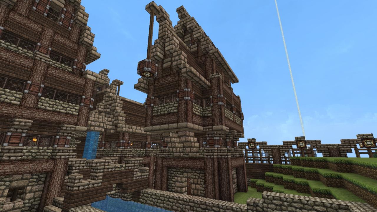 Steam Punk Town Minecraft Map