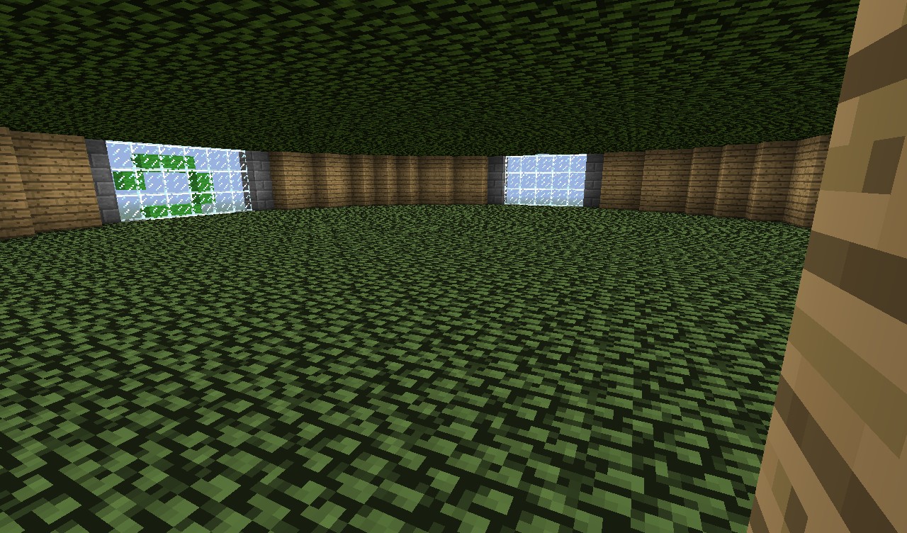 Dual Layer Leaf Spleef Minecraft Map