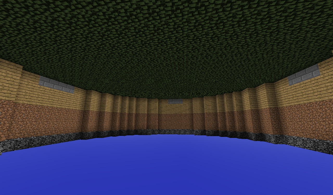 Dual Layer Leaf Spleef Minecraft Map