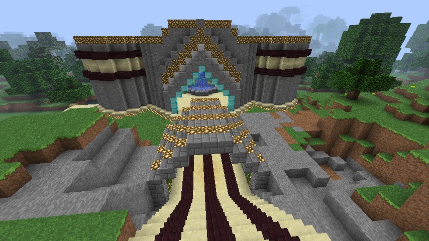 A Non-Traditional Building Contest! Entry. Town Hall. Minecraft Map