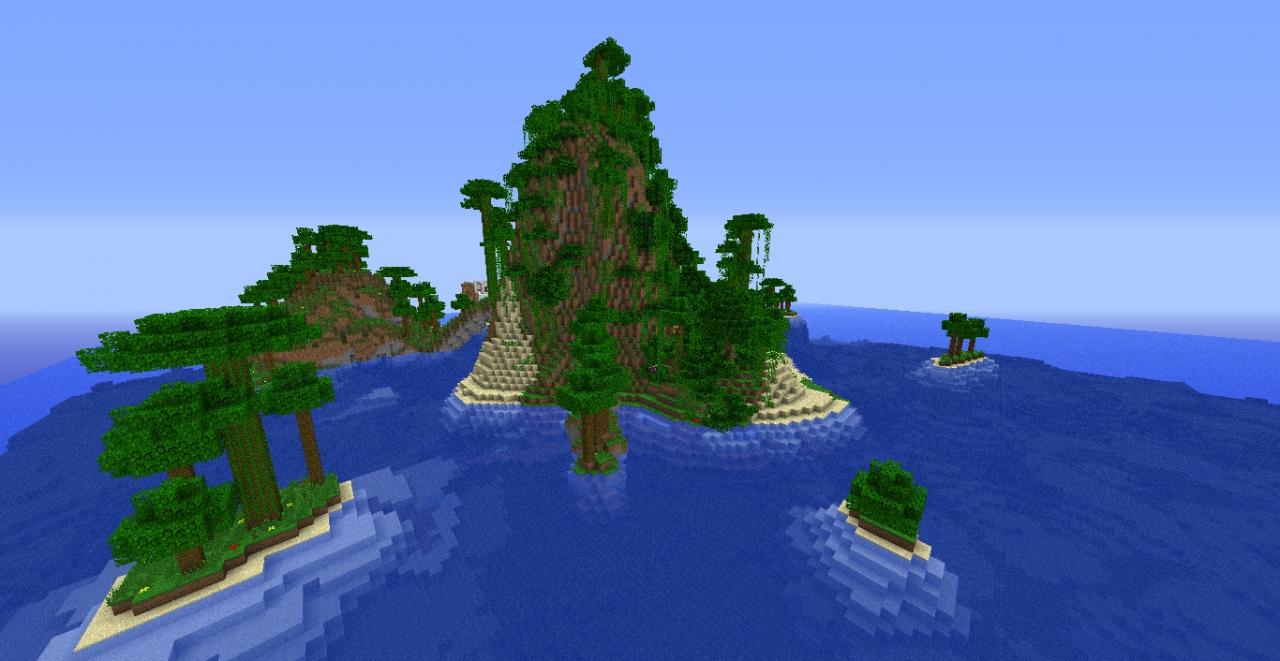 Tropical Beach Island Minecraft Map