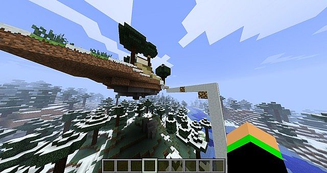 Minecraft Sprint Parkour : Snow Blocks 1.4.6 / 1.4.7 Minecraft Map