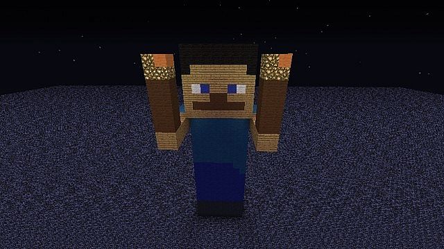 Skeleton V.s. Steve Minecraft Project